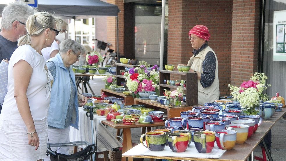Am Wochenende: Töpfermarkt in Leeraner Fußgängerzone - das ist geplant - Borkumer Zeitung
